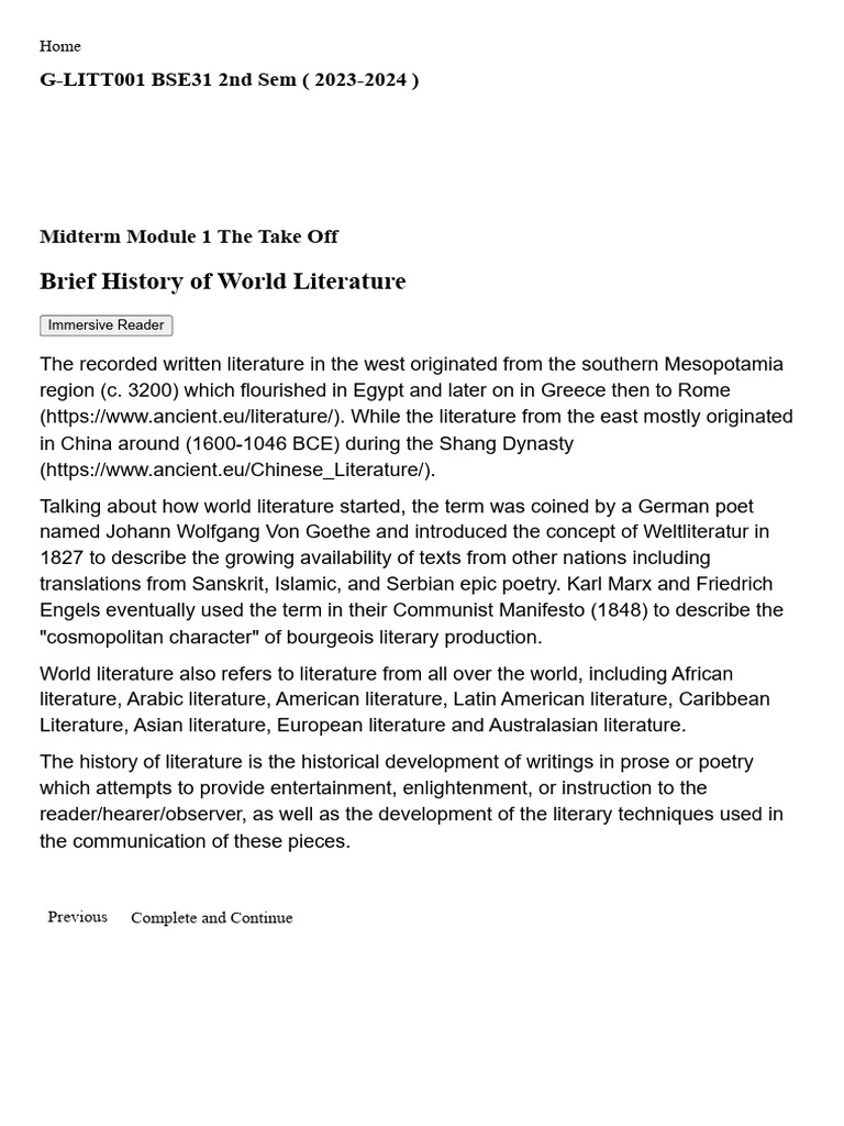 G-Litt001 Module1.2 | PDF