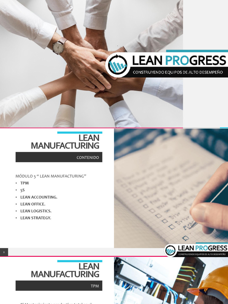 Lean Manufacturing 3 | PDF | Lean Manufacturing | Producción y fabricación