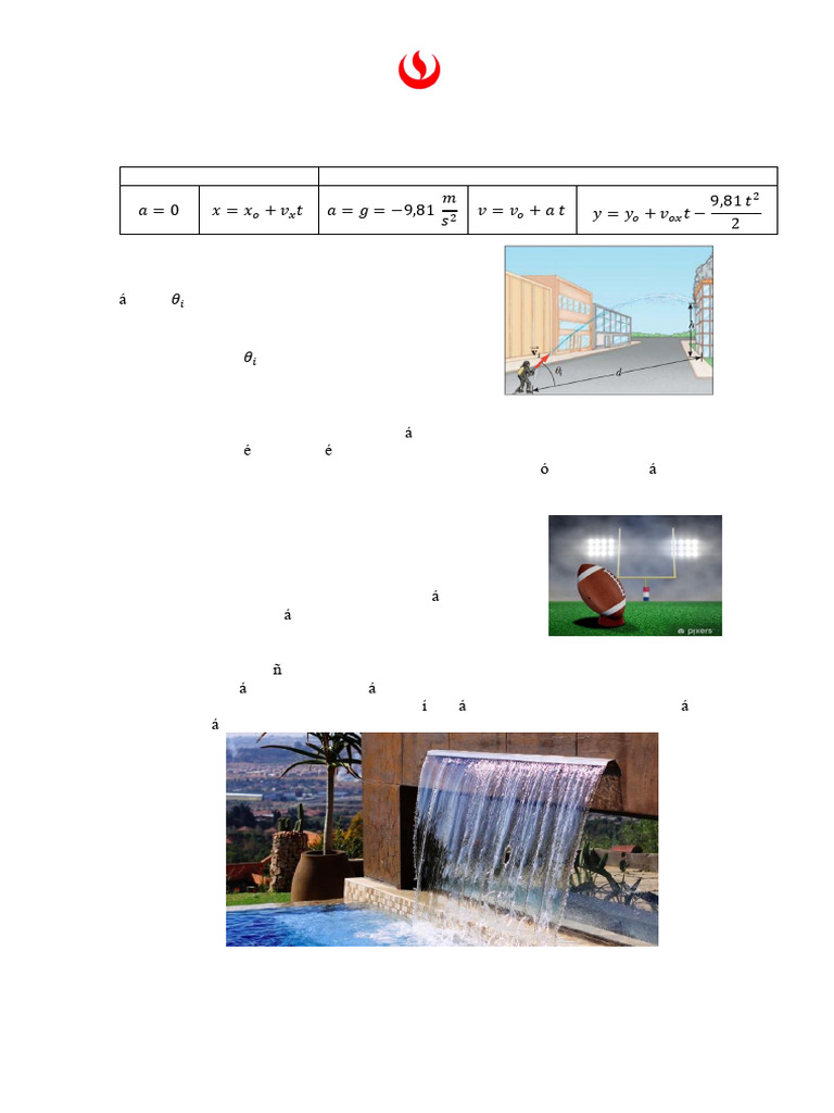 Ejercicios adicionales Movimiento parabólico PREG (2) | PDF