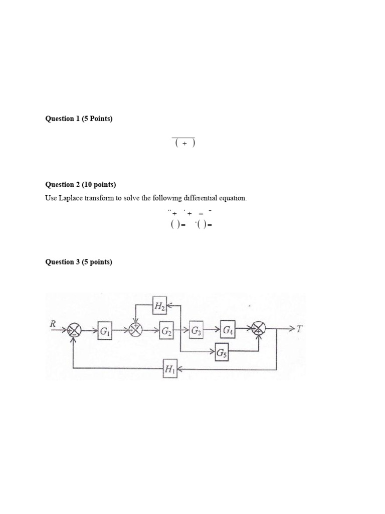 Assignment 1 Controlengineering | PDF