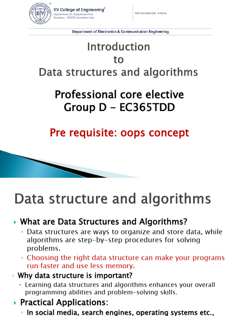 Orientation - Data Structure, Algorithms and Application | PDF