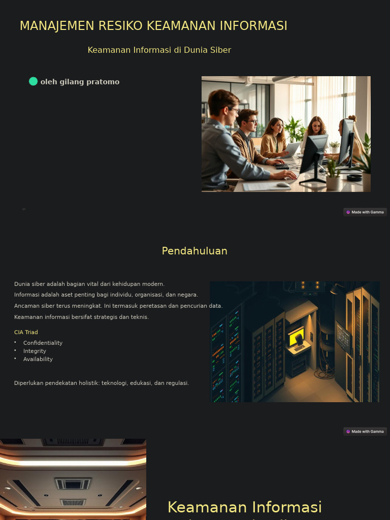Keamanan Informasi Dalam Dunia Siber | PDF
