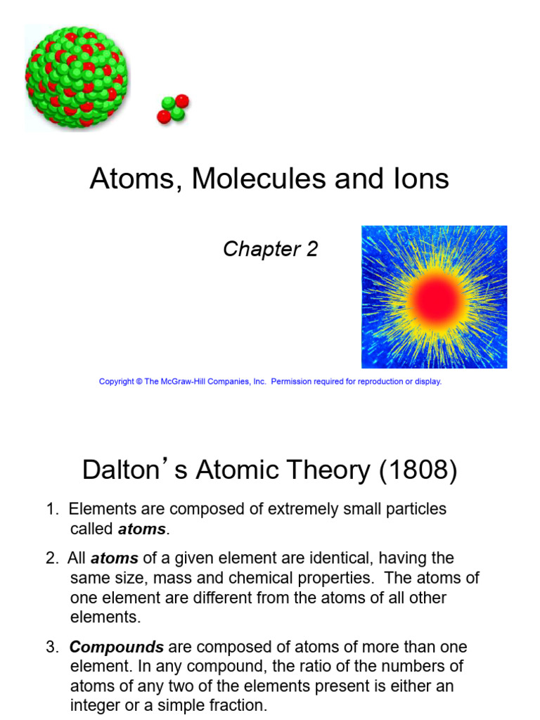 Chapter 1 - Atoms and Electronic Structure of Atoms | PDF | Atomic ...