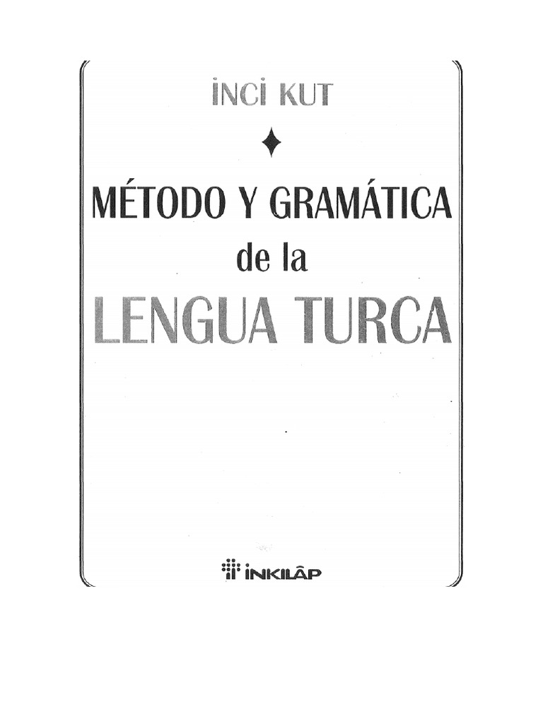 Gramática Turca: Guía PDF | PDF
