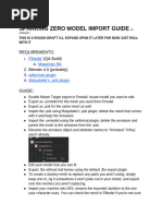 Sparking Zero Basic Modding Guide | PDF | Texture Mapping | Software