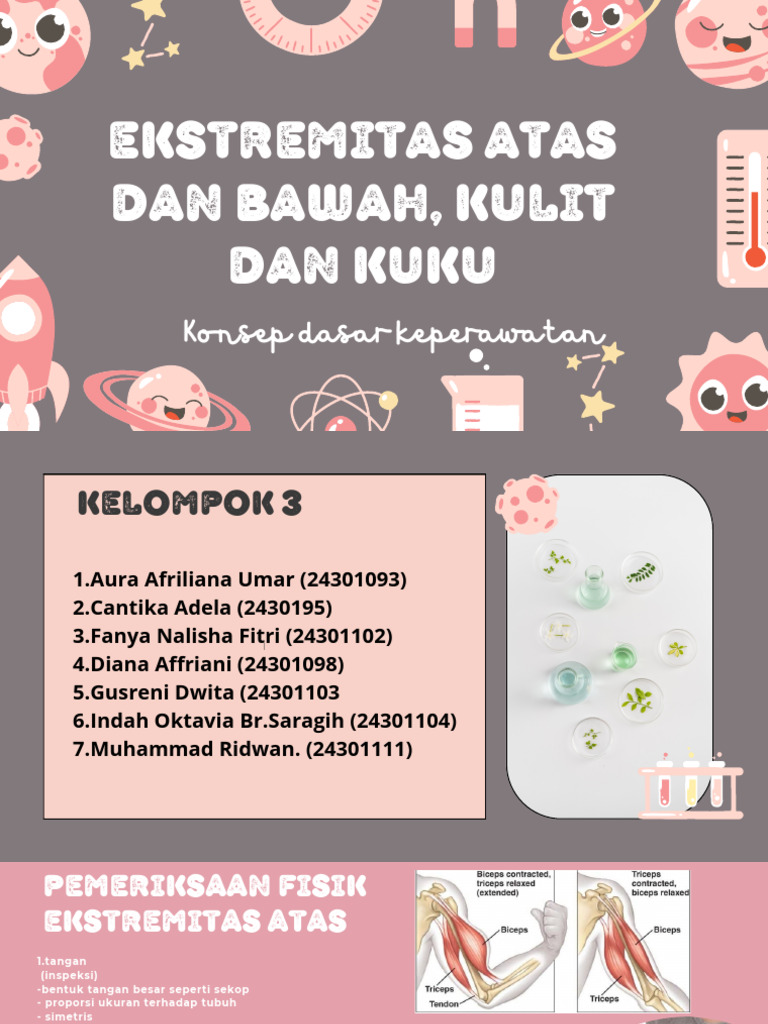 KDK Ekstermitas Atas Dan Bawah Kulit Dan Kuku (Kel3) | PDF