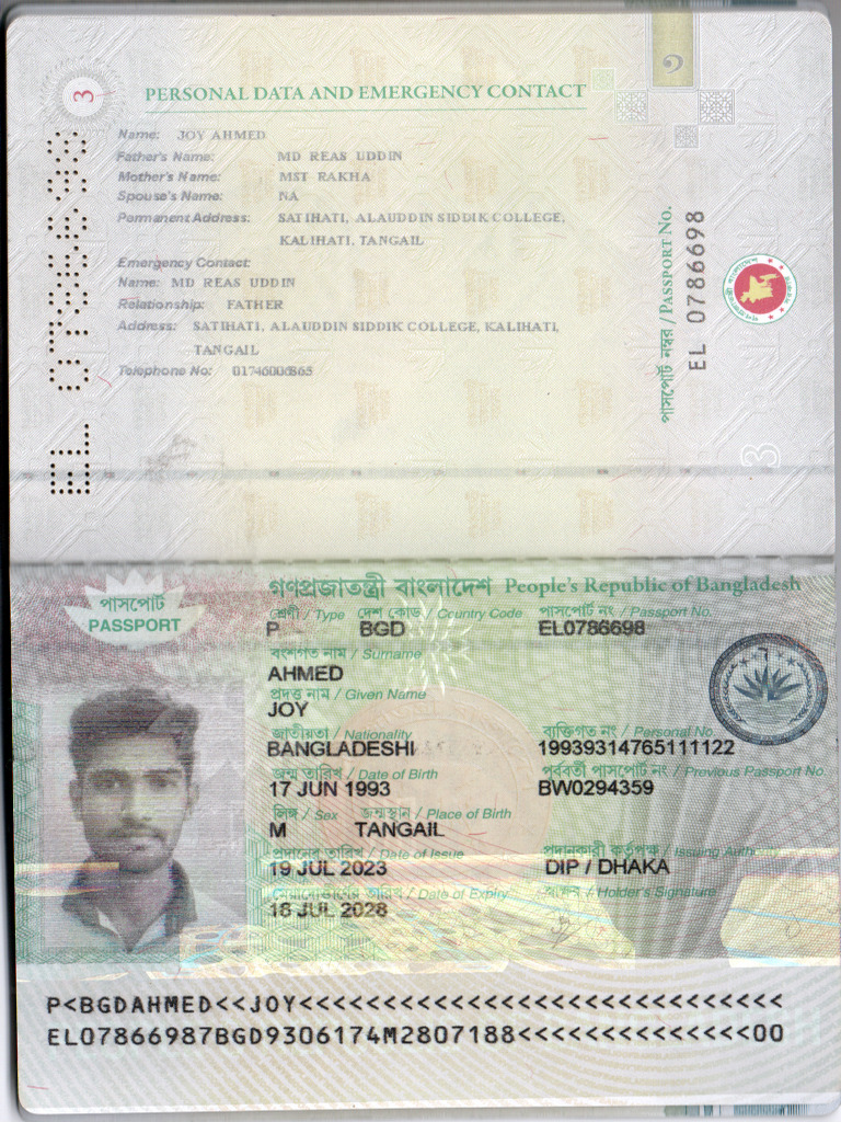 Copy of Passport Copy New | PDF