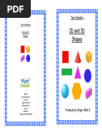 3D Shapes and Their Real-Life Examples | PDF | Home & Garden