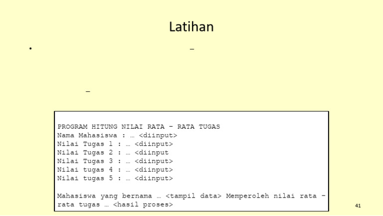 5b070 Soal Tugas Praktikum Variabel Dan Tipe Data C | PDF