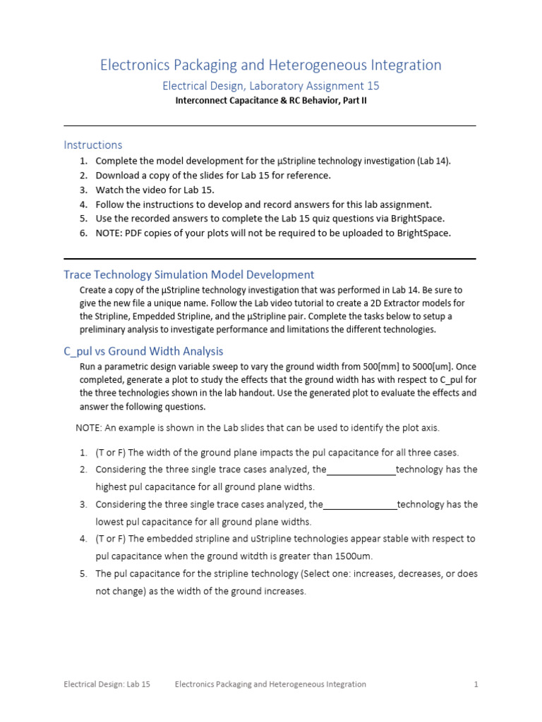 S25 Mat Lab15 Assignment | PDF | Dielectric | Capacitance
