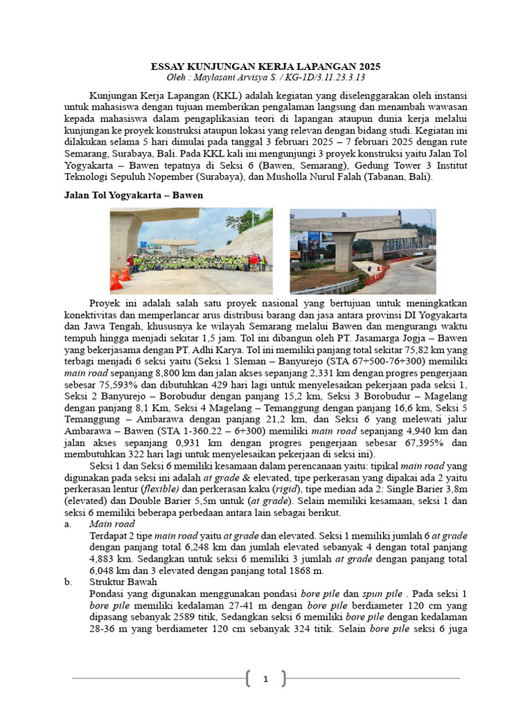 Essay KKL Mayla | PDF