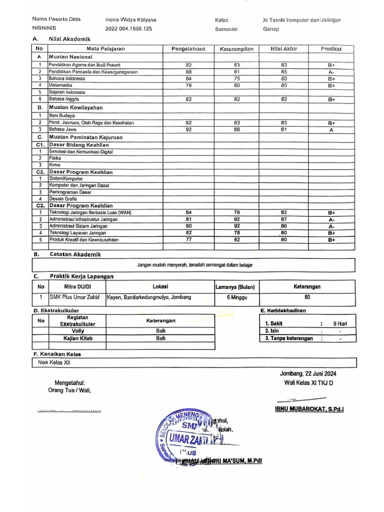 Xi Genap Indira | PDF