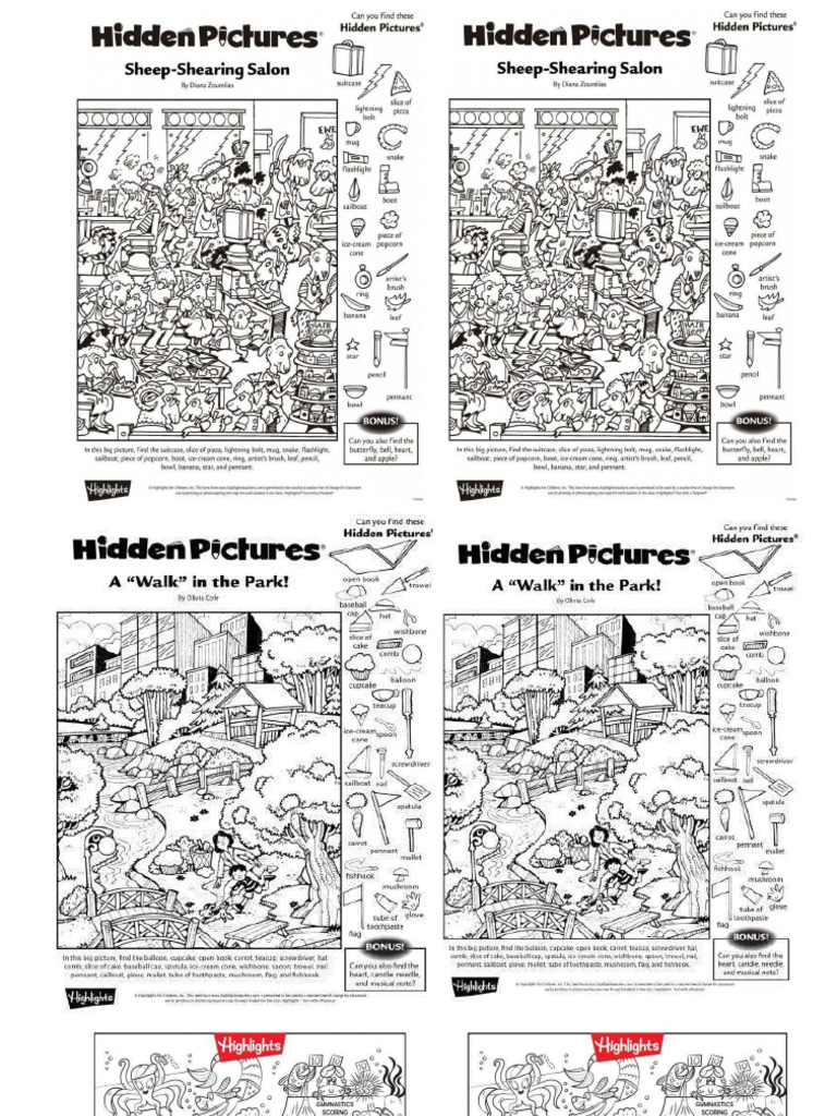 Hidden Picture | PDF
