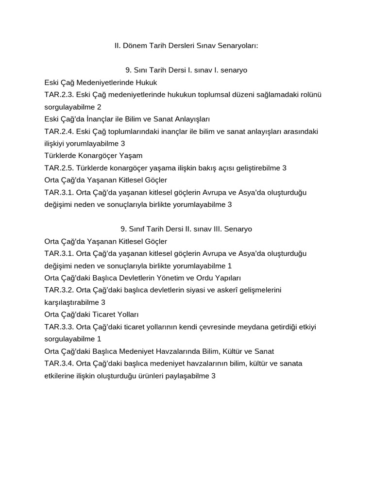 Dönem Senaryo | PDF