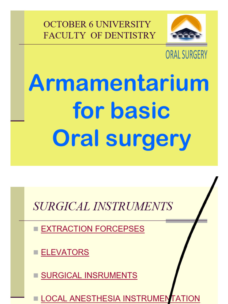 O. Surgery II - Instruments | PDF | Surgical Suture | Medical Specialties