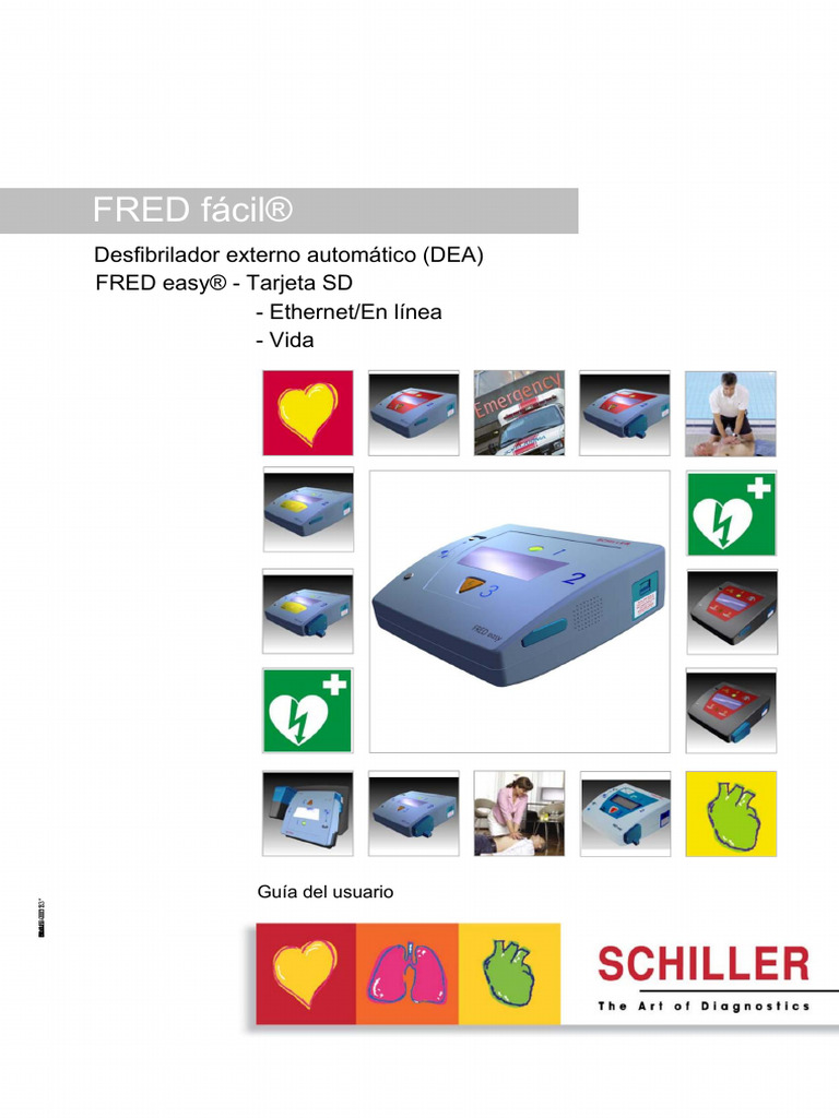 DEA - Manual FRED Easy User Español | PDF | Reanimación cardiopulmonar