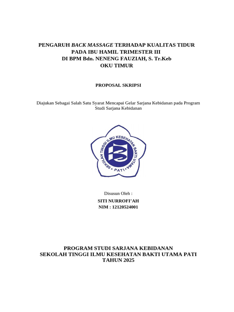 001 - Proposal Skripsi | PDF