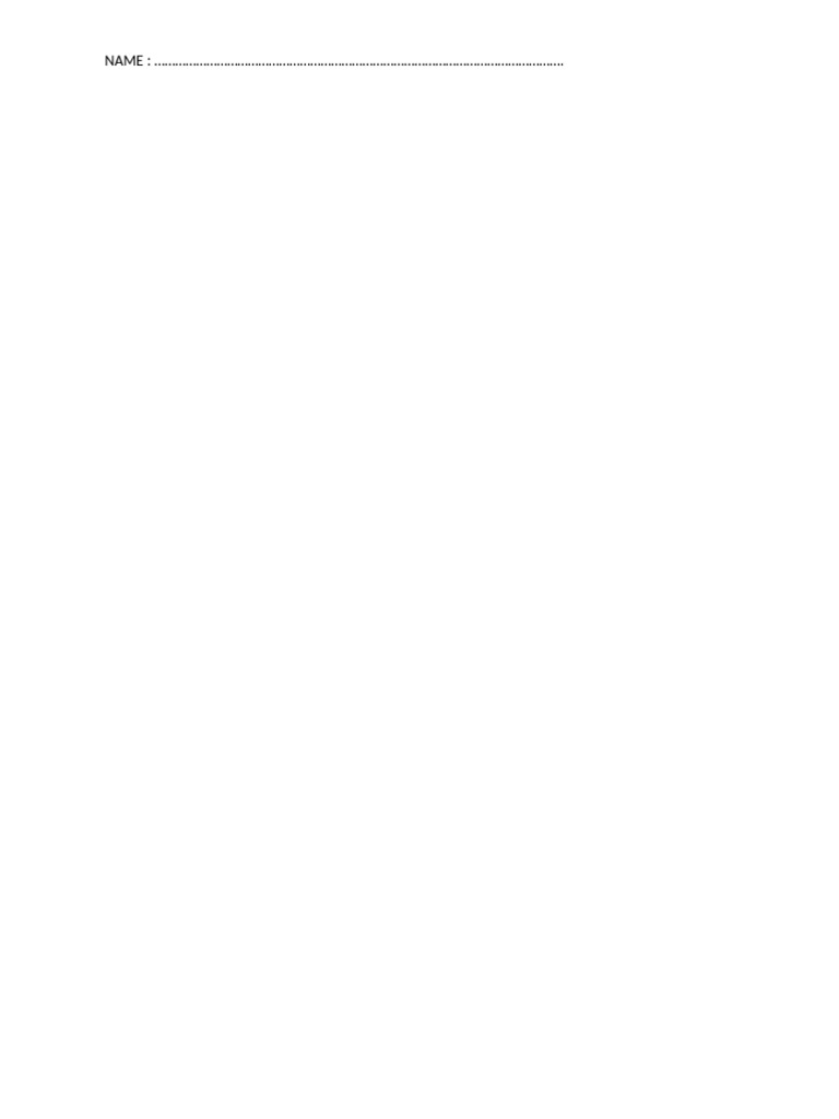 Worksheet Bi Y2 | PDF