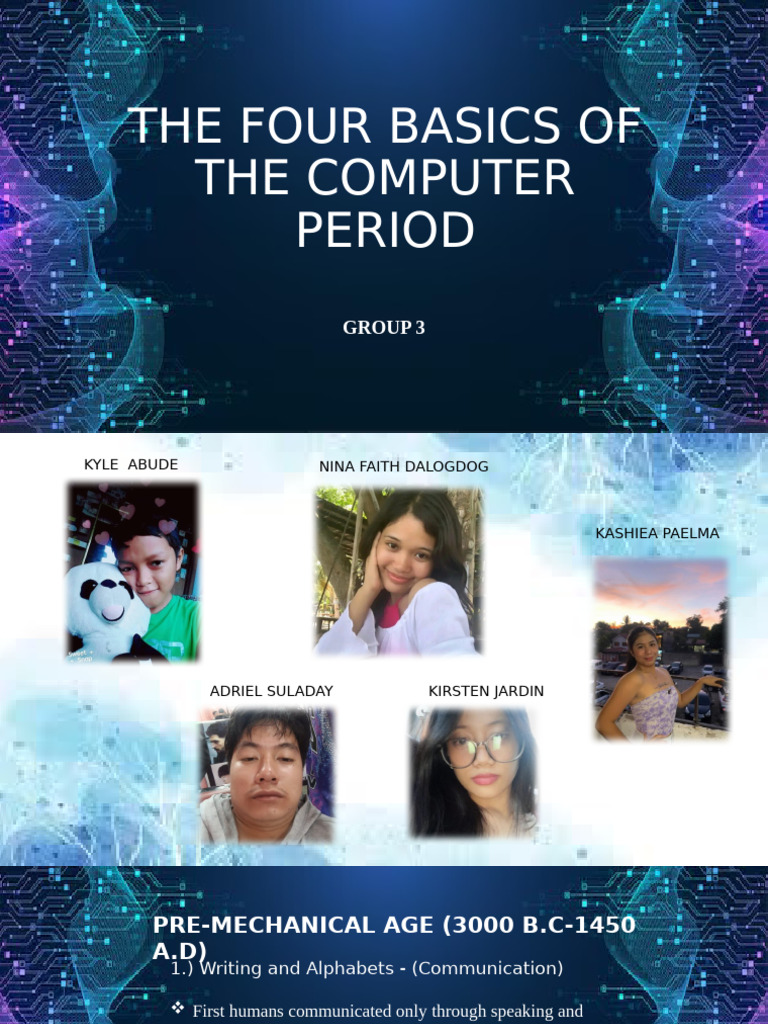 The Four Basics of The Computer Period | PDF | Integrated Circuit ...