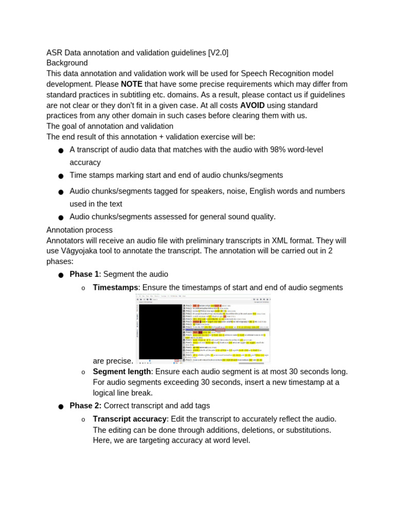 Subtitle Edit Guidelines | PDF | Speech Recognition | Annotation
