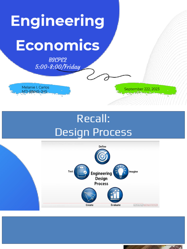 Engineering Economy - Session3 - Oct6 | PDF | Present Value | Interest