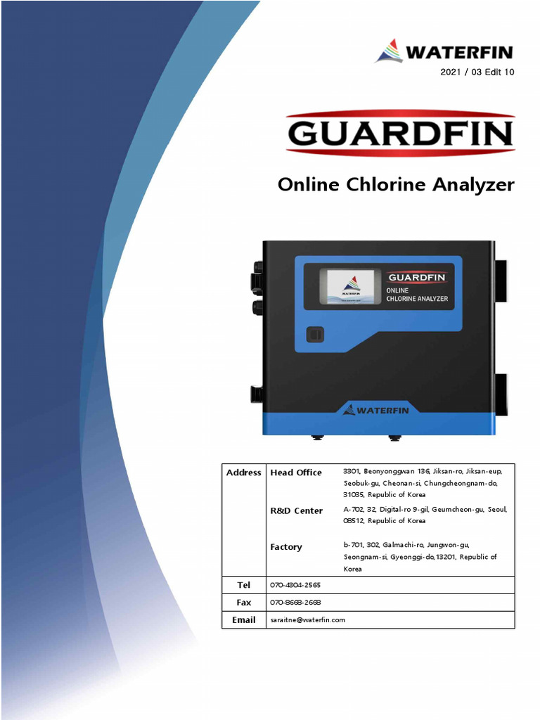 Guardfin Draft User Manual For ERMA - 210319 (ER) | PDF | Valve | Electrical Connector