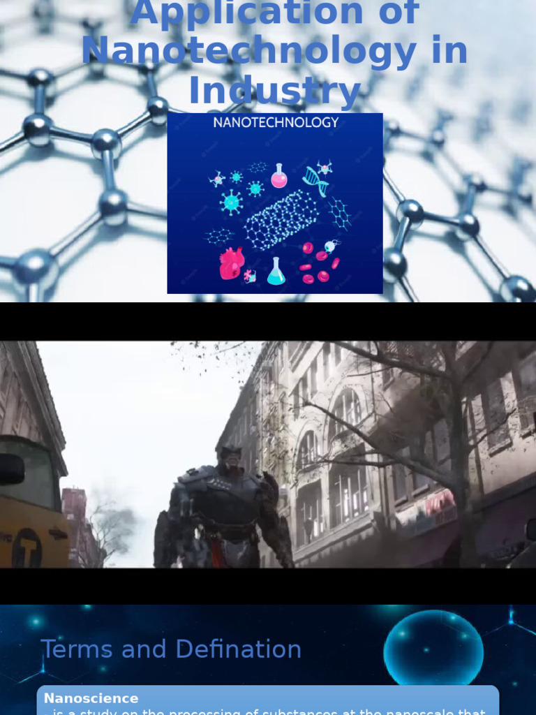 Application of Nanotechnology in Industry | PDF