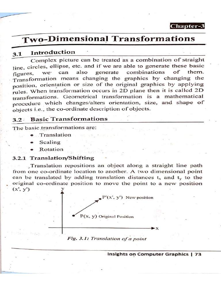 c3 Translation,Scaling,Shear | PDF