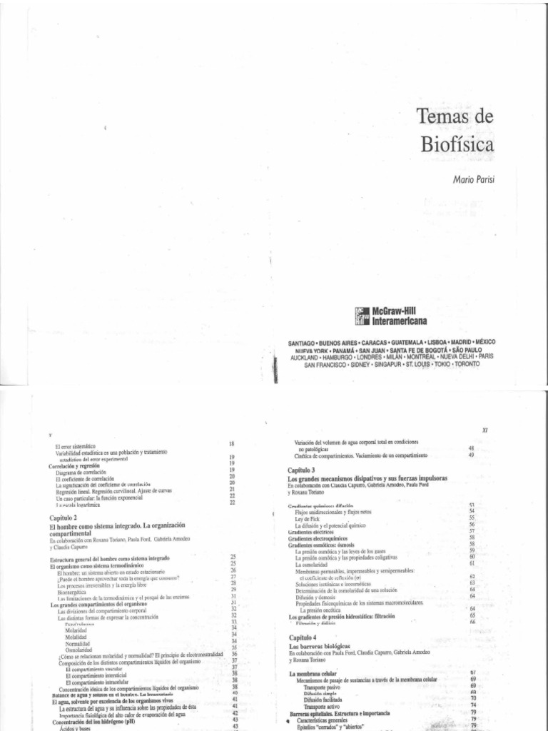 Cap 2 Temas de Biofisica - Parisi - 3 | PDF