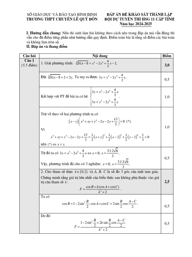 TOÁN - HD cham-HSG11-CHINHTHUC | PDF