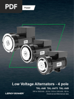 Low Voltage Alternators - 4 Pole: Tal A46 - Tal A47 - Tal A49 | PDF ...