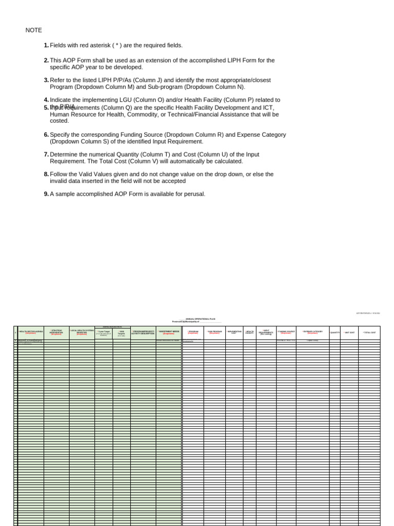 AOP Form - Sept 6, 2024 | PDF | Economies