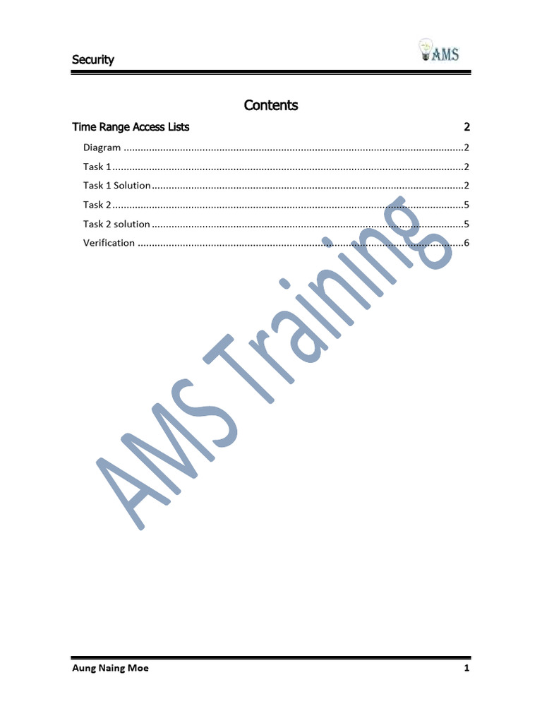 Time-Based Access List Configuration | PDF | Computer Networking ...