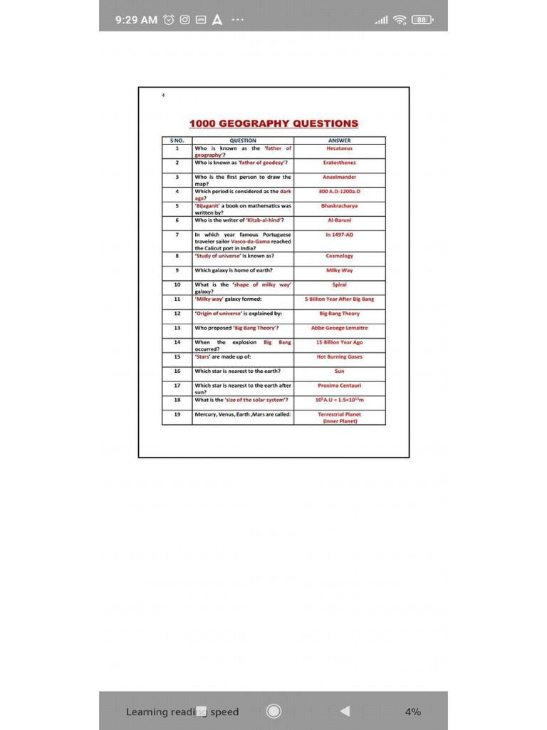 Geography Facts - 20230801 | PDF