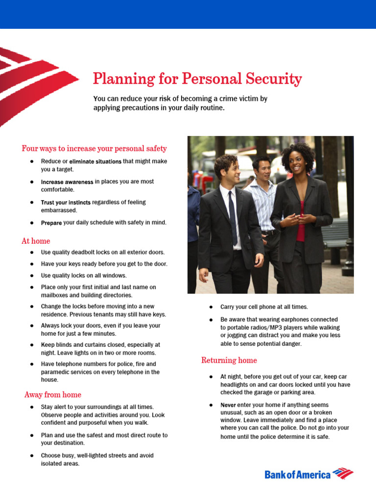 Personal Security Planning Guide | PDF