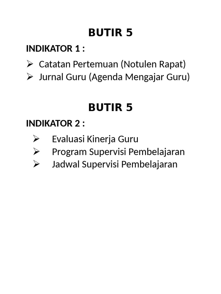 Butir 5 Cover Akreditasi | PDF