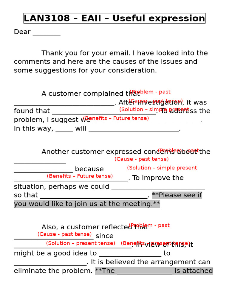 LAN3108 - EAII - useful expressions | PDF