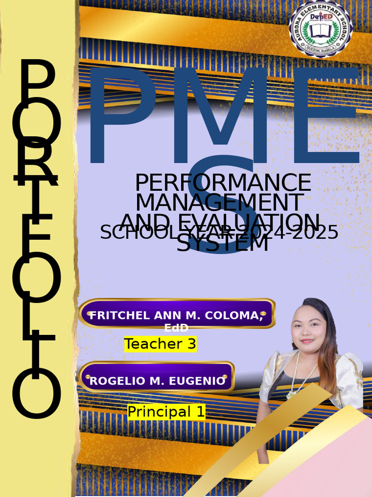 Pmes Portfolio Proficient 2024 2025 | PDF | Learning | Pedagogy
