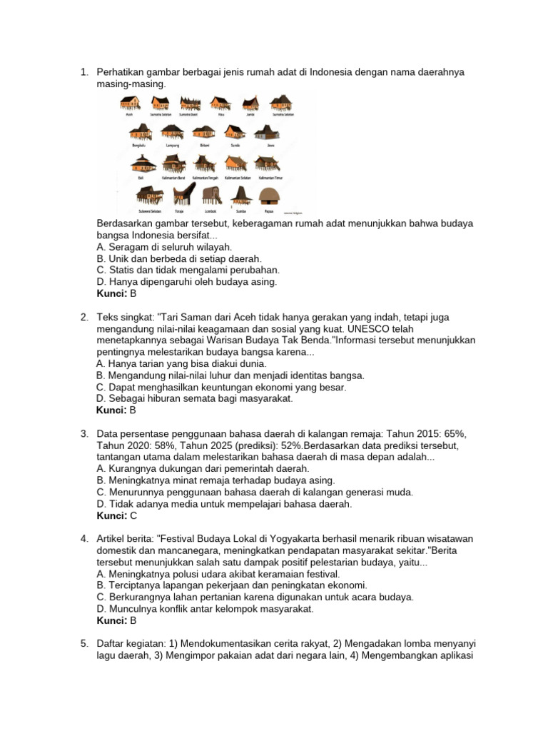 Soal ASAT kelas 8 2025 | PDF