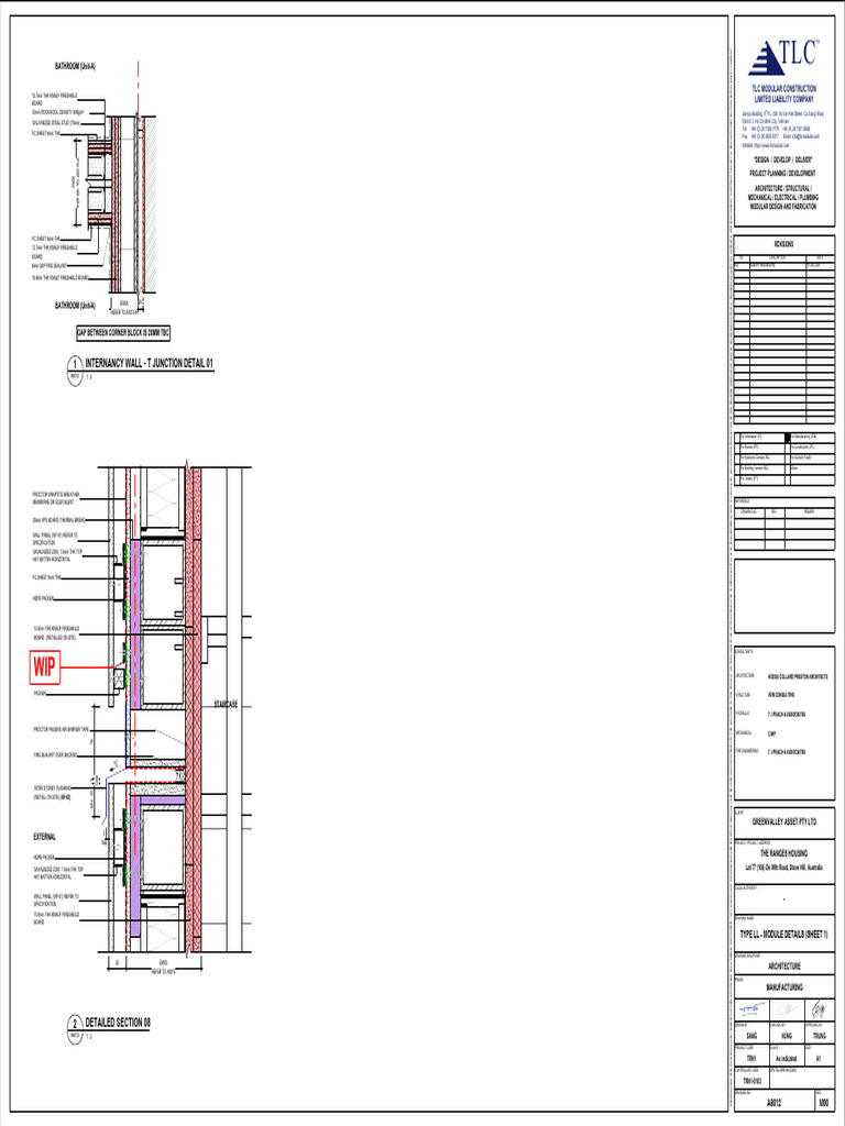 Internancy Wall Specifications Detail | PDF