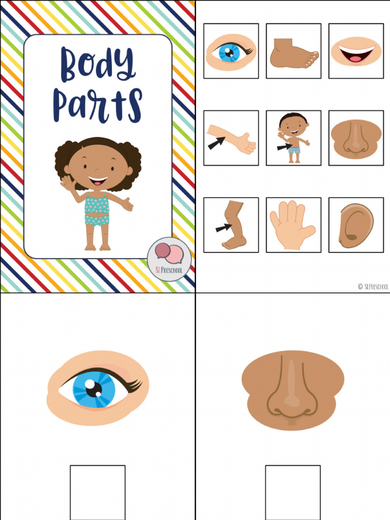 Body Parts Book - To Print | PDF