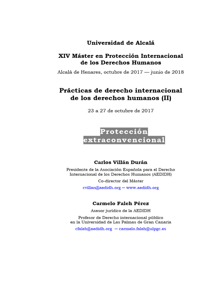 Lectura 2 Practicas de Derecho Internacional de Losderechos Humanos | PDF | Derechos humanos ...