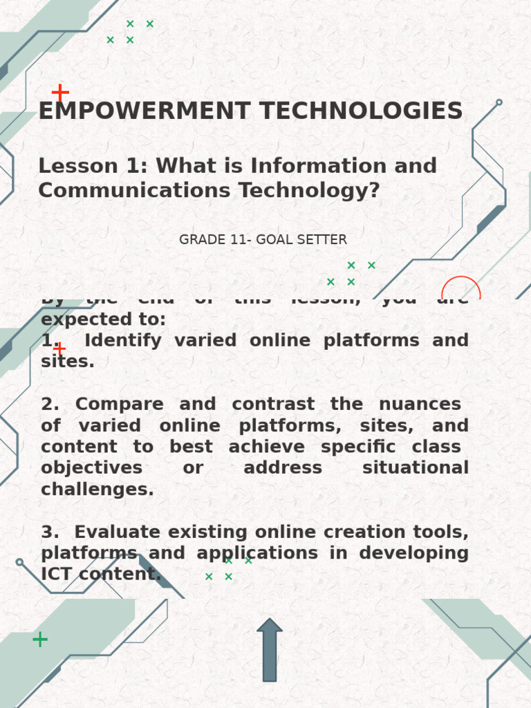 Lesson 1 - Grade 11 - Empowerment-Technologies | PDF | World Wide Web ...