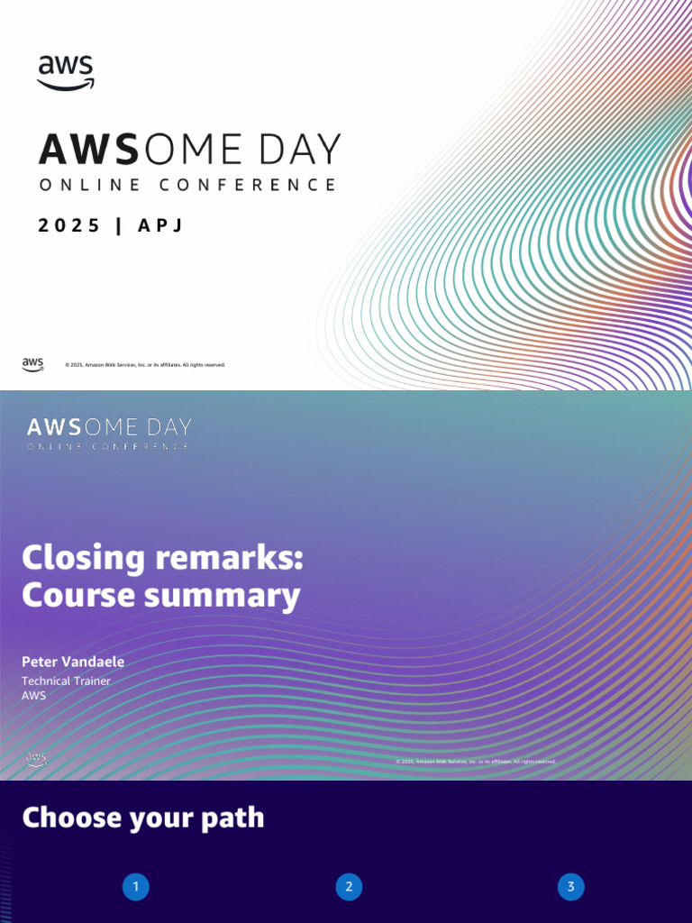 Handout Closing Remarks Course Summary | PDF | Amazon Web Services ...