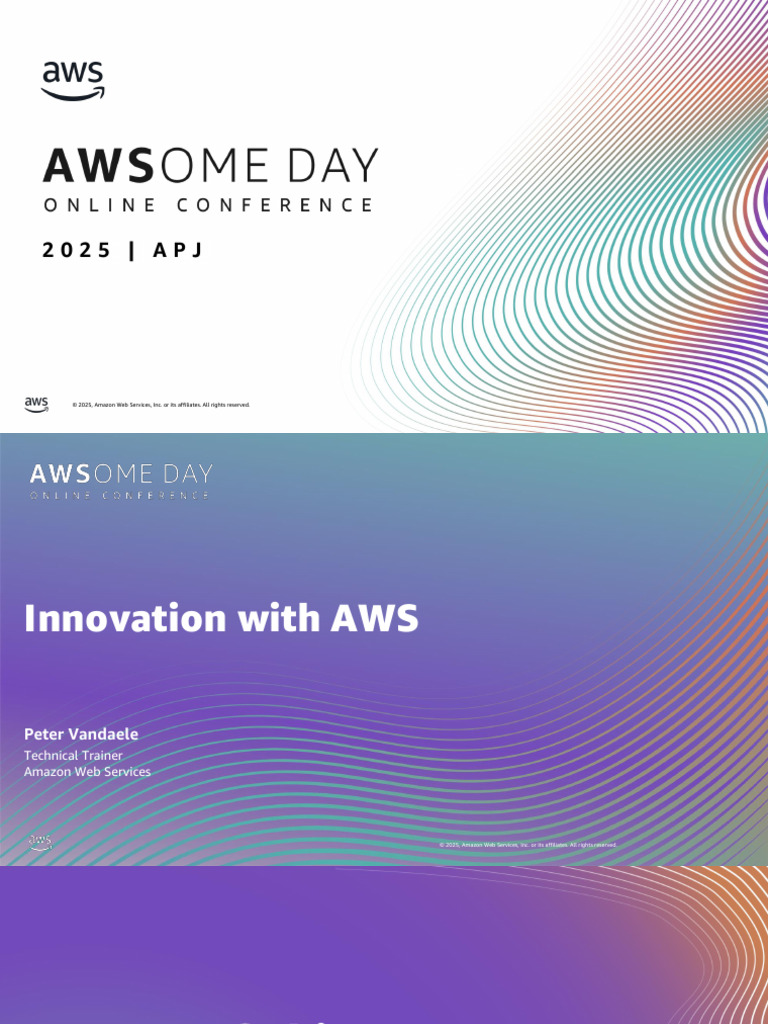 Handout Innovation With AWS | PDF | Amazon Web Services | Machine Learning