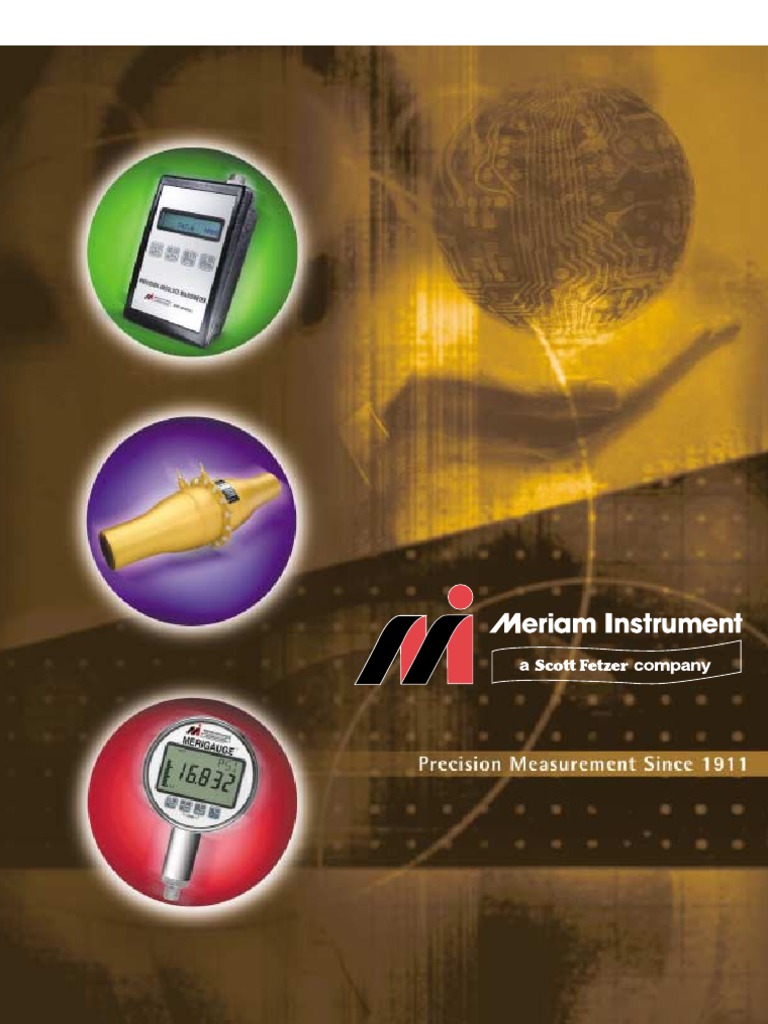 Instruments [Meriam] | Pressure Measurement | Calibration