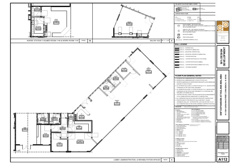 A112 Enlarged Floor Plans | PDF | Toilet | Wall