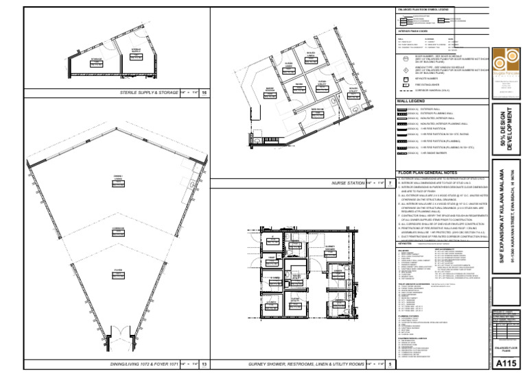 A115 Enlarged Floor Plans | PDF | Bathroom | Hygiene