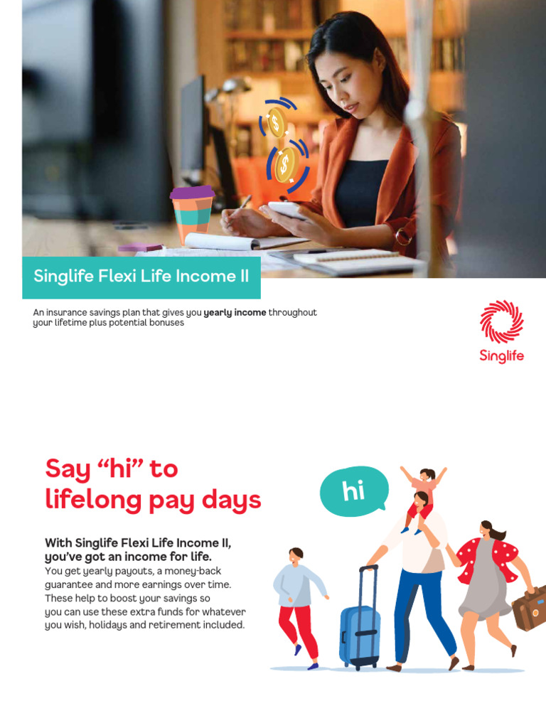 Singlife Flexi Life Income Brochure | PDF | Insurance | Financial Services