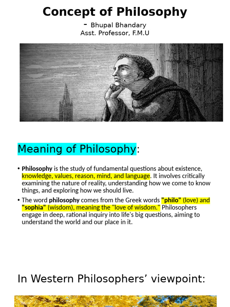 Concept of Philosophy | PDF | Reality | Truth